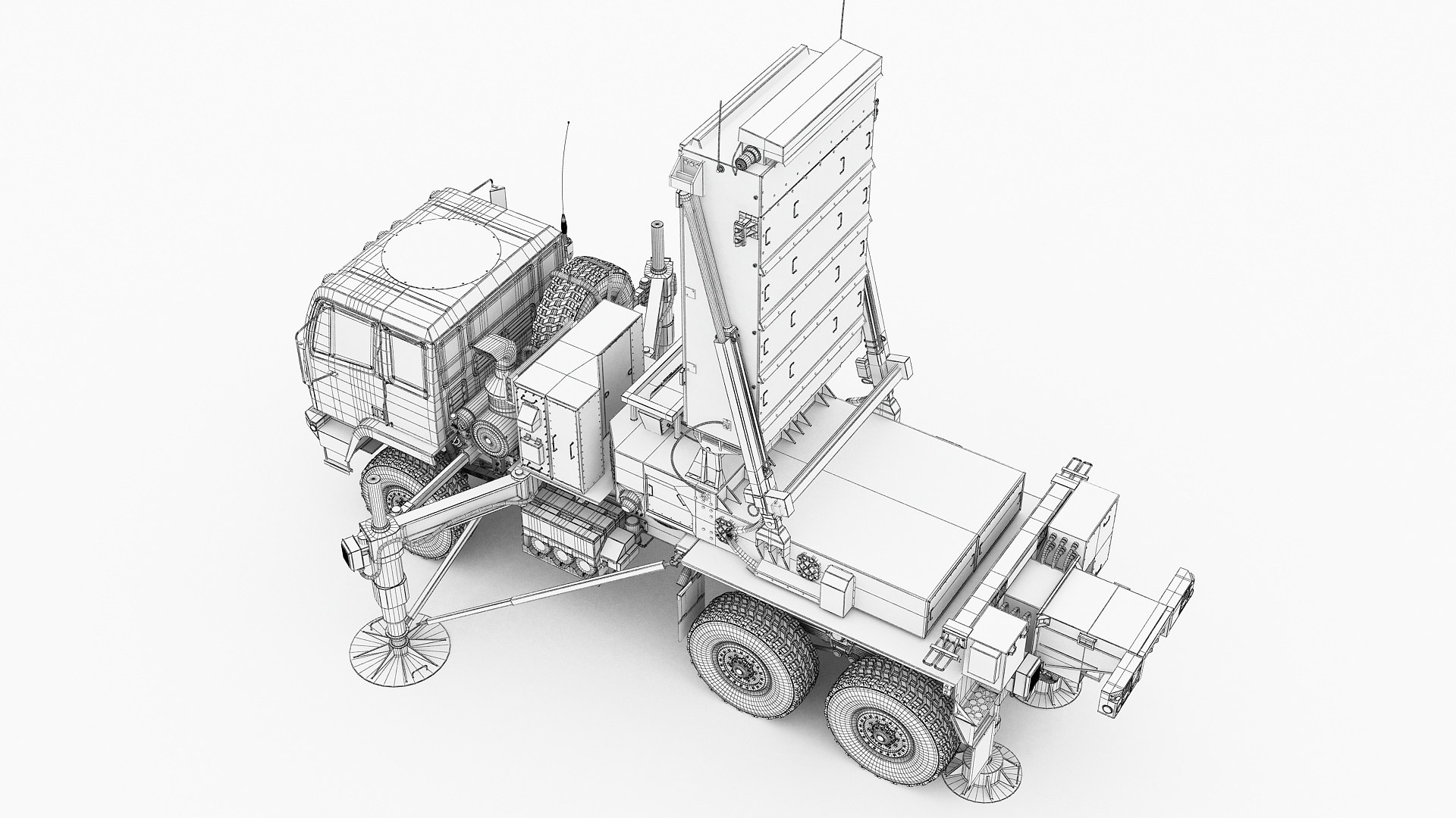 Tpq-53 radar lockheed martin 3D model - TurboSquid 1537649