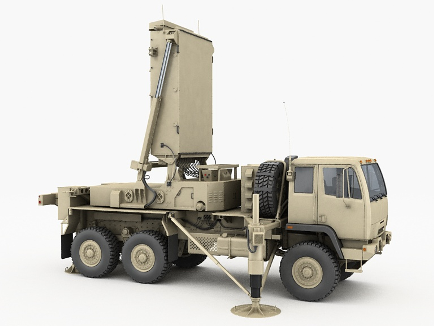 Tpq-53 Radar Lockheed Martin 3D Model - TurboSquid 1537649