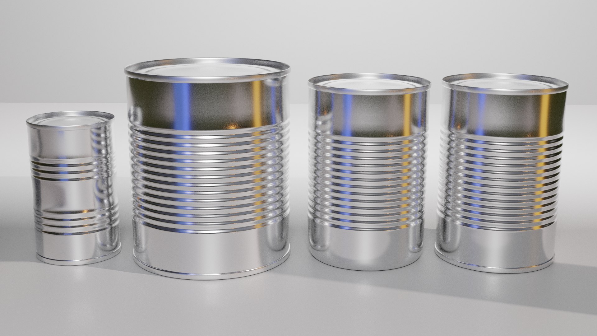 Canswithlabels 3D Model - TurboSquid 2034287