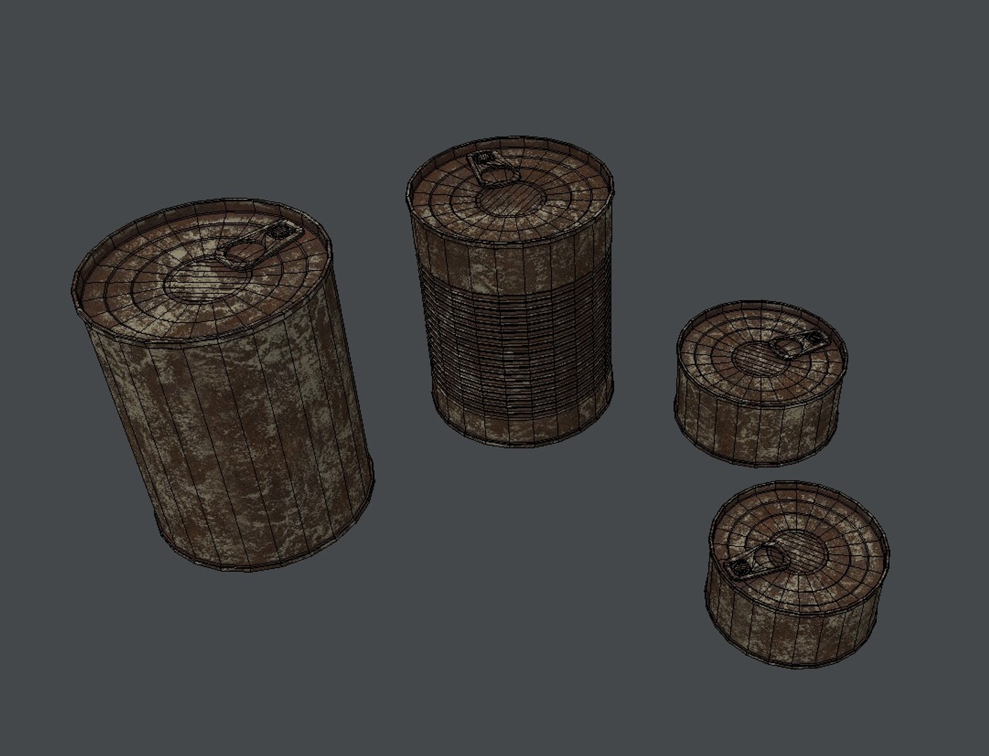 3D Cans Rust - TurboSquid 1507096