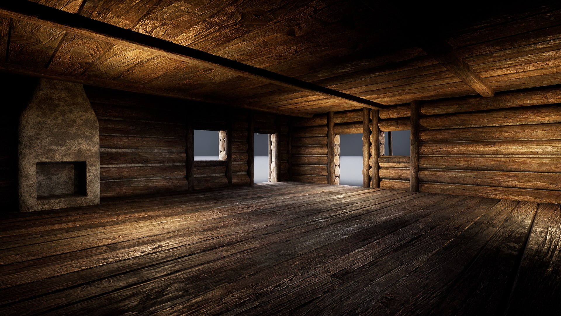 MEDIEVAL SLAVIC HOUSE COTTAGE CABIN HUT GENERIC VILLAGE FARM AAA 3D ...