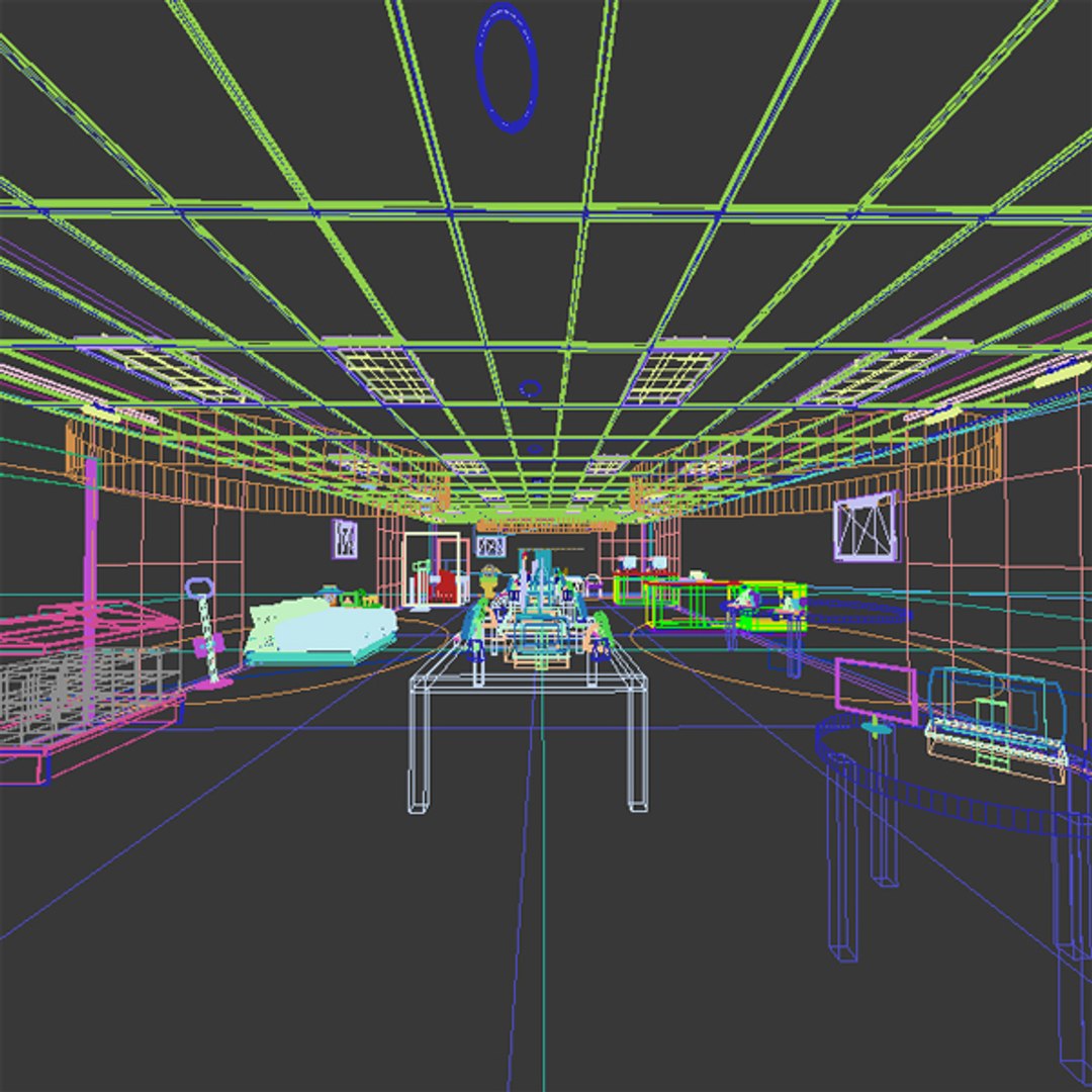 Retail Store Shopping 3d Model