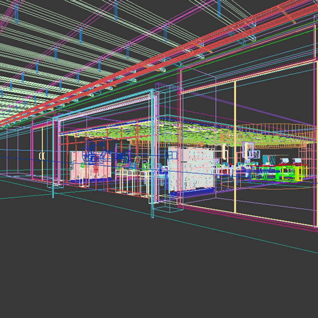 Retail Store Shopping 3d Model