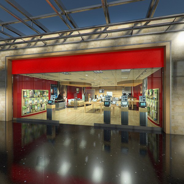 max library shelves kiosks