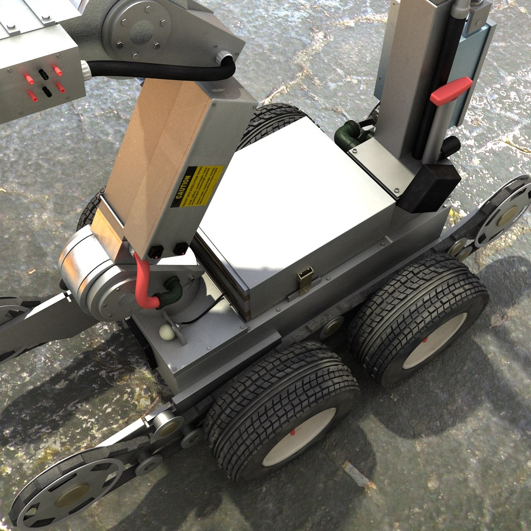 3d Bomb Squad Robot Model