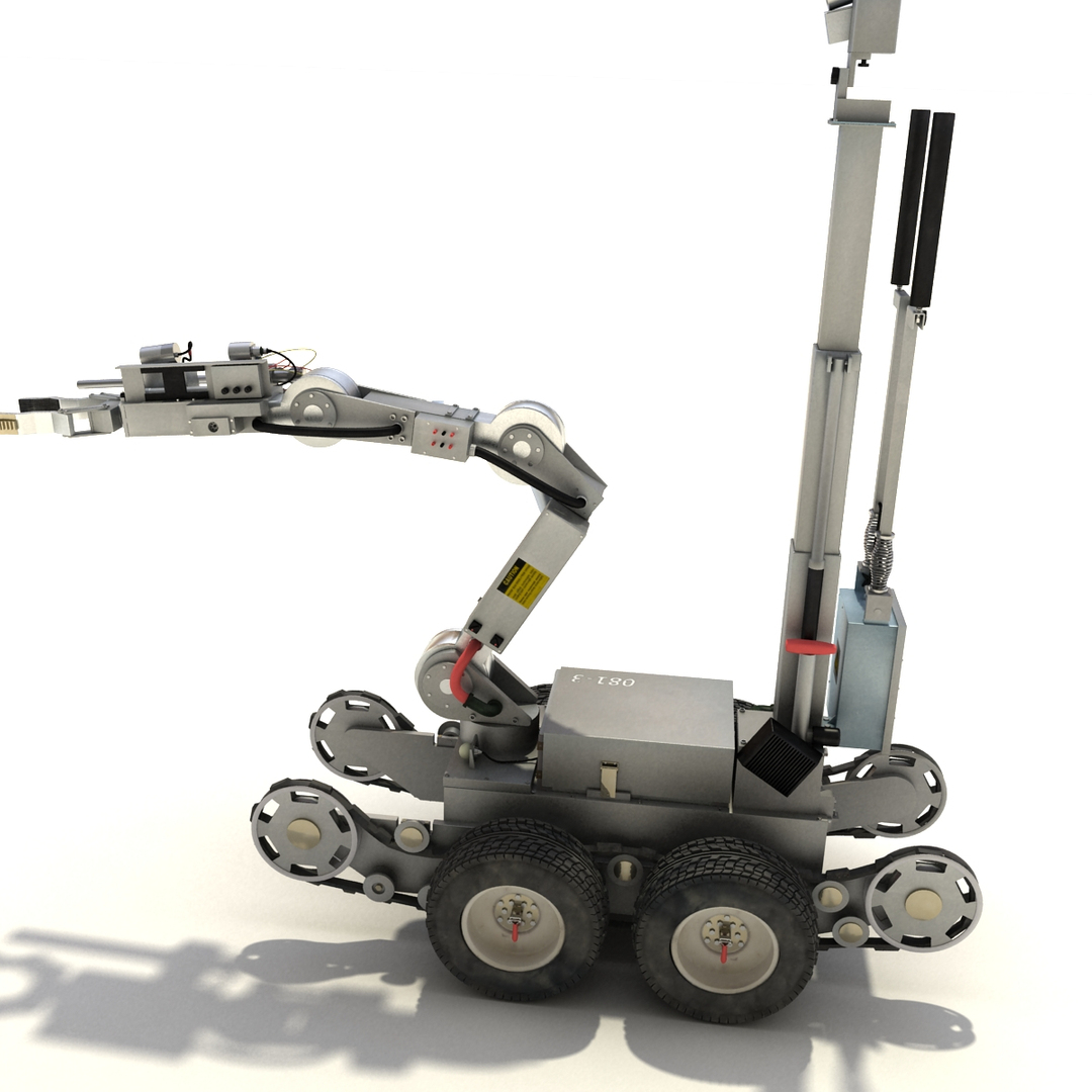 3d Bomb Squad Robot Model