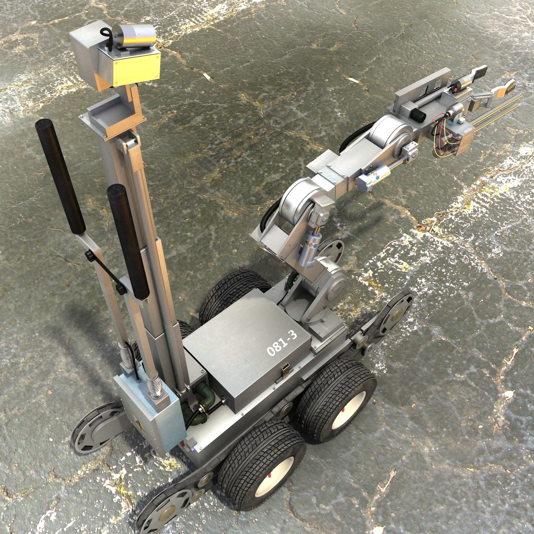 3d Bomb Squad Robot Model