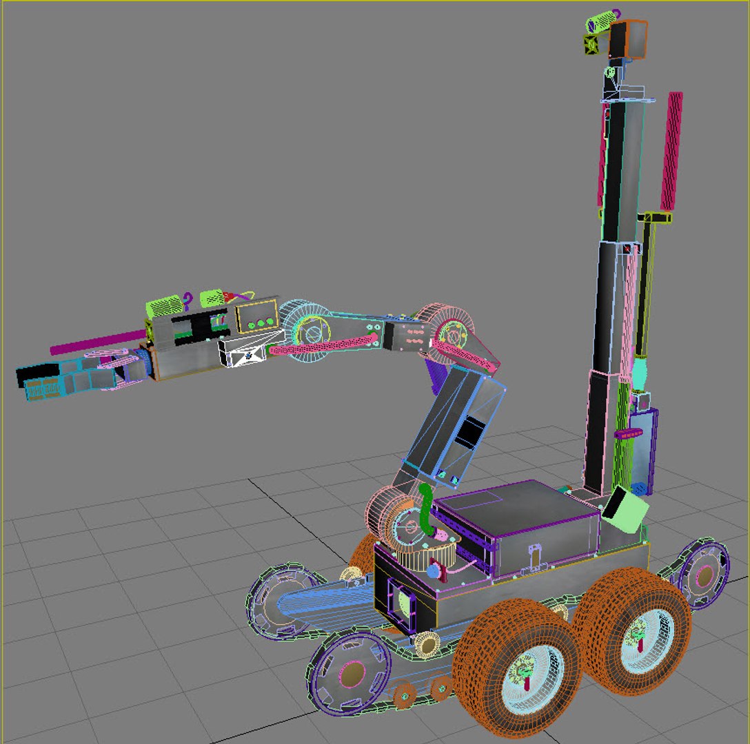 3d Bomb Squad Robot Model