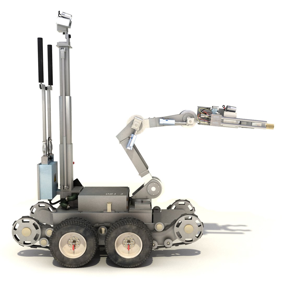 3d bomb squad robot model