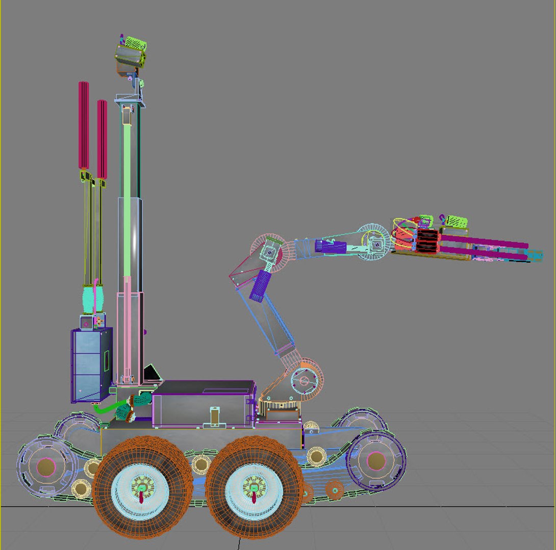 3d Bomb Squad Robot Model
