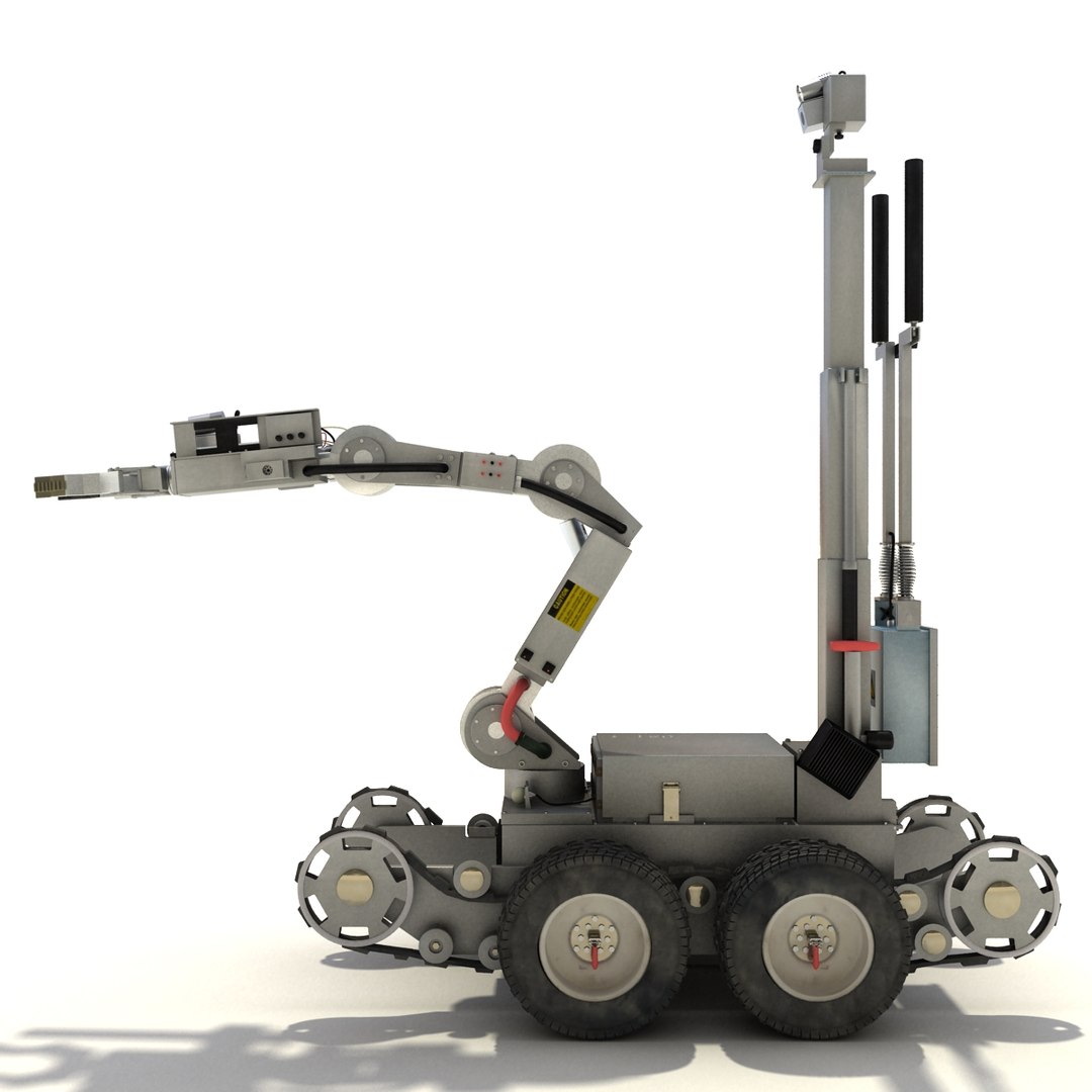 3d Bomb Squad Robot Model