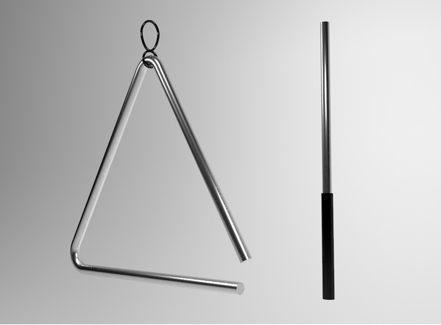 Triangle Instrument 3D - TurboSquid 1658858