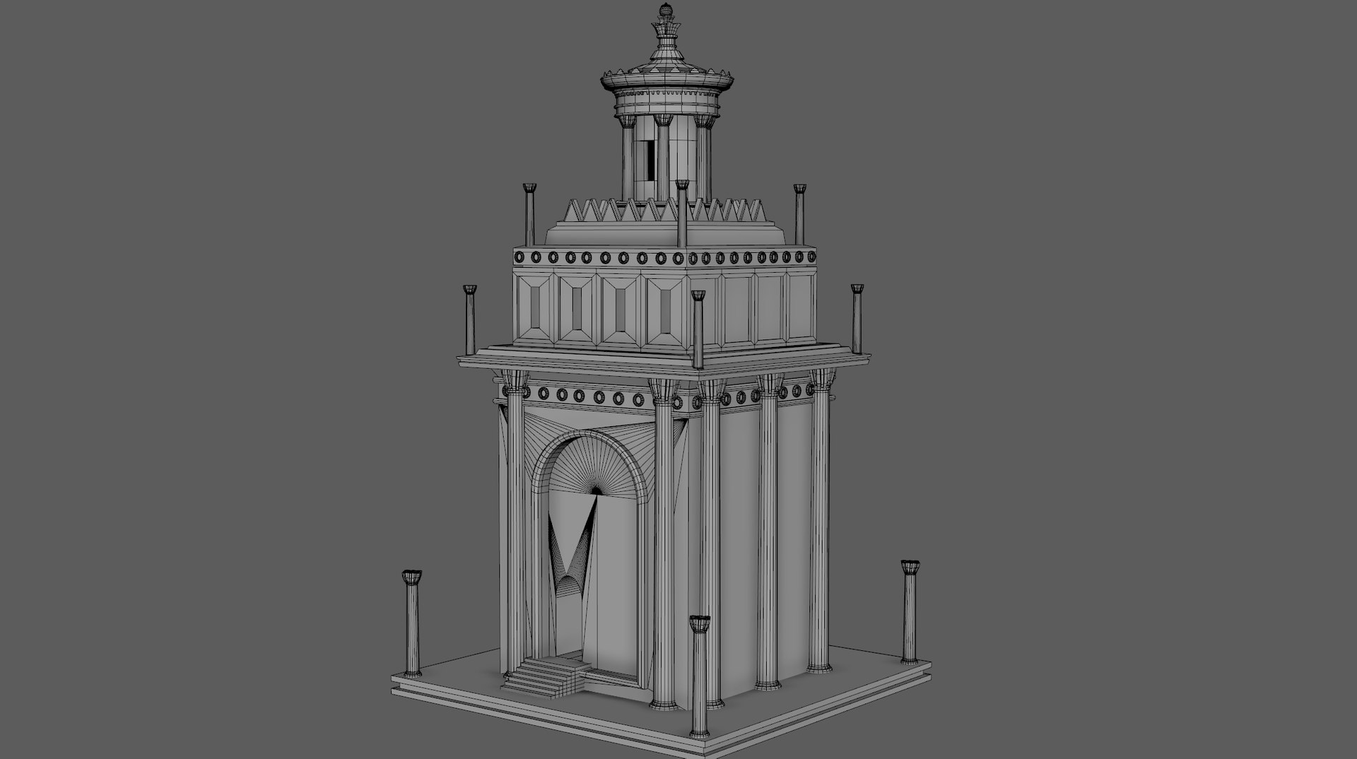 Ancient Petra Temple 3D Model - TurboSquid 2230600
