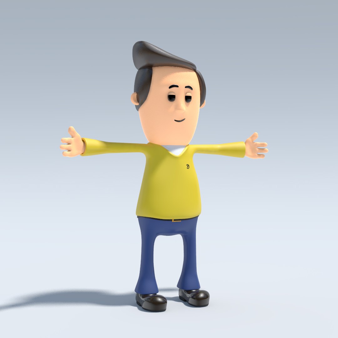Character Office Guy Fbx