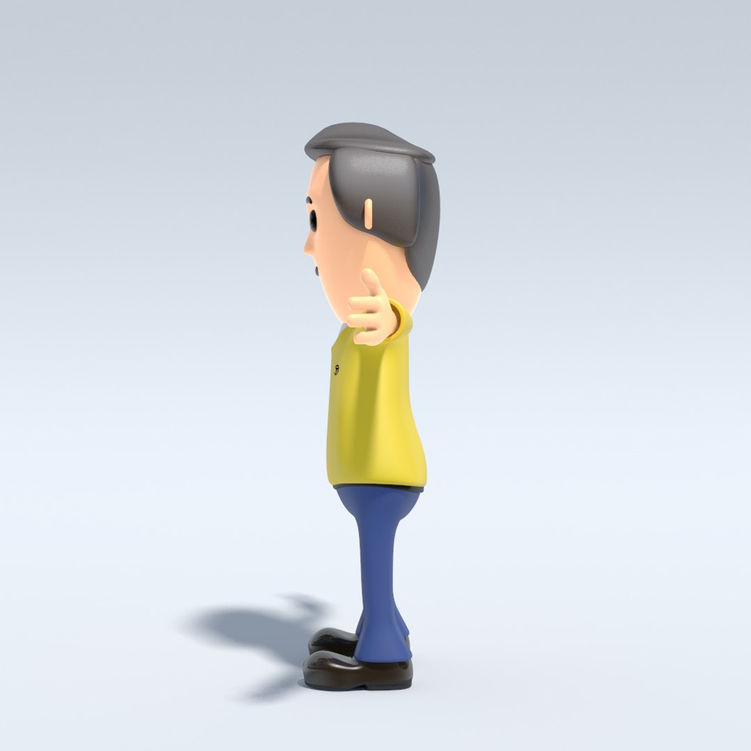 Character Office Guy Fbx