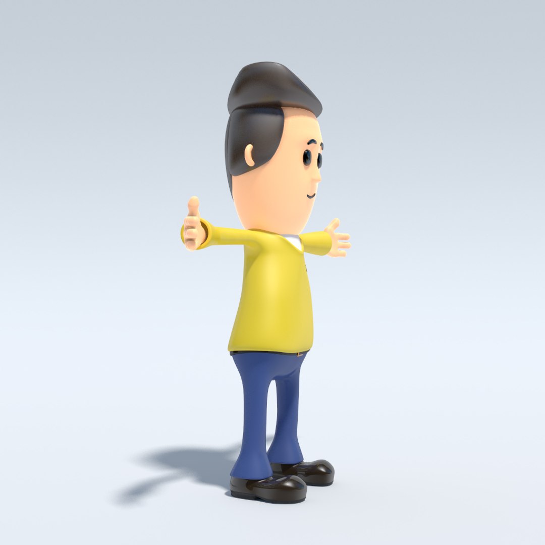 Character Office Guy Fbx