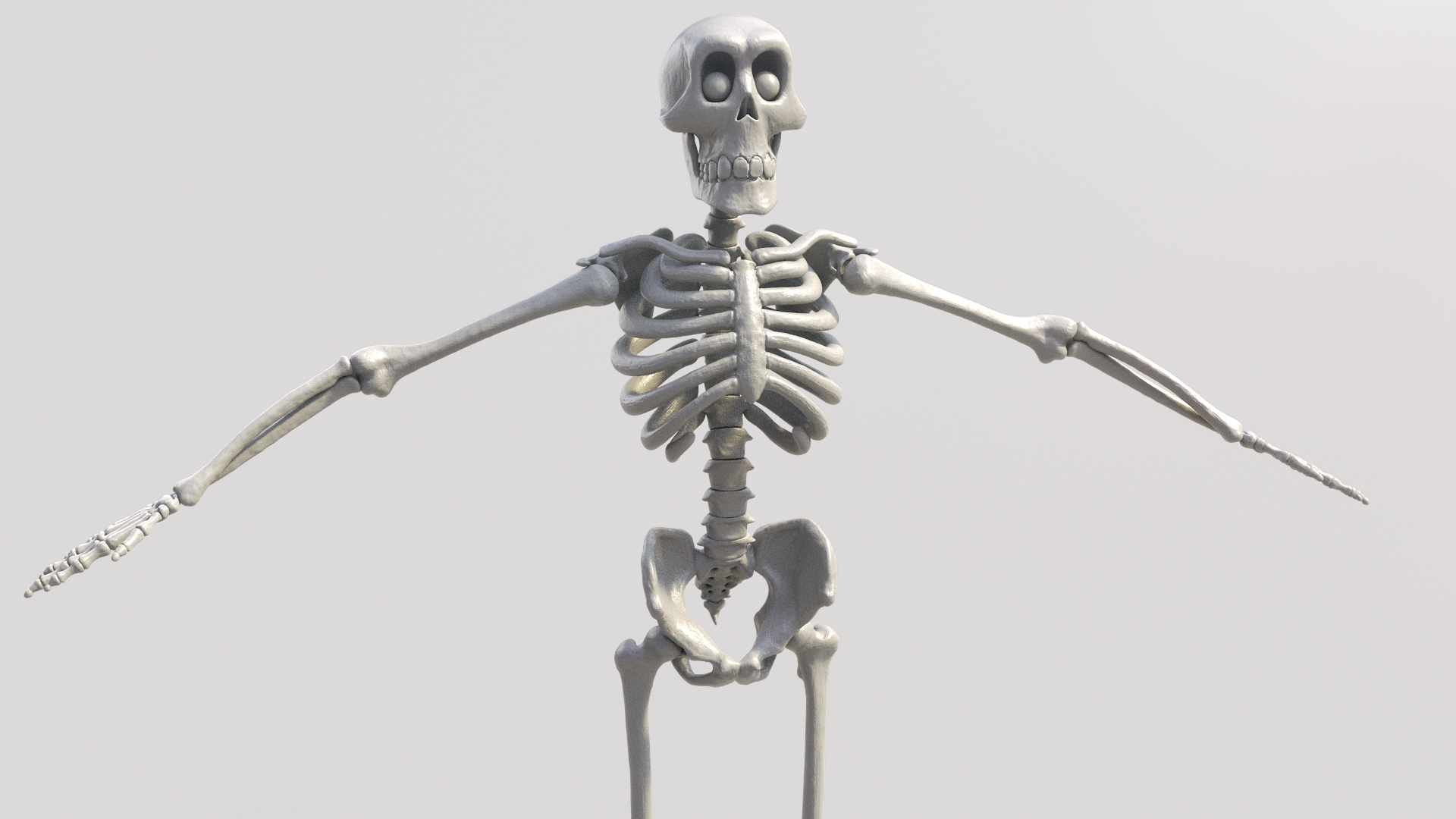 3D model Cartoon Skeleton - TurboSquid 1713433