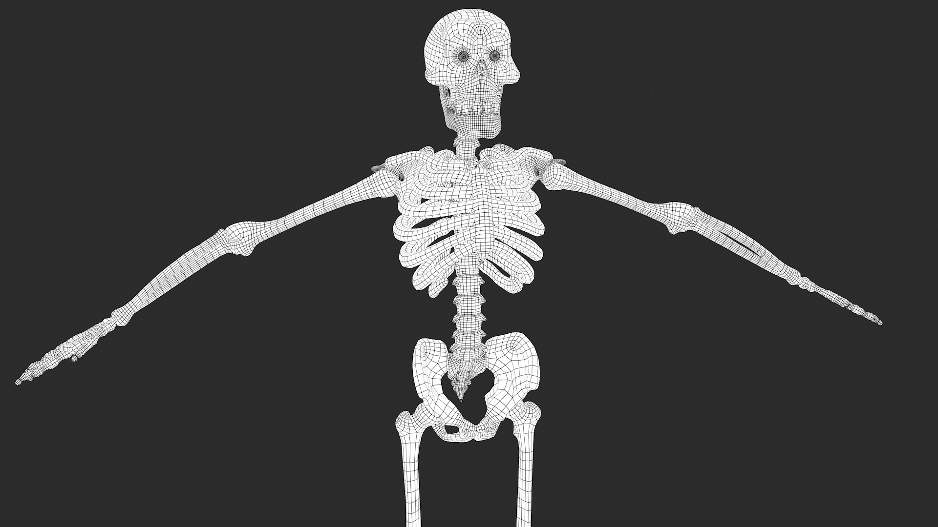 3D Model Cartoon Skeleton - TurboSquid 1713433