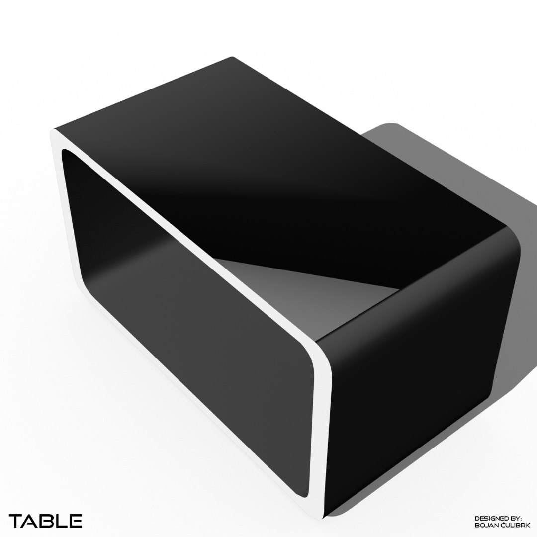 3d Cube Table Model