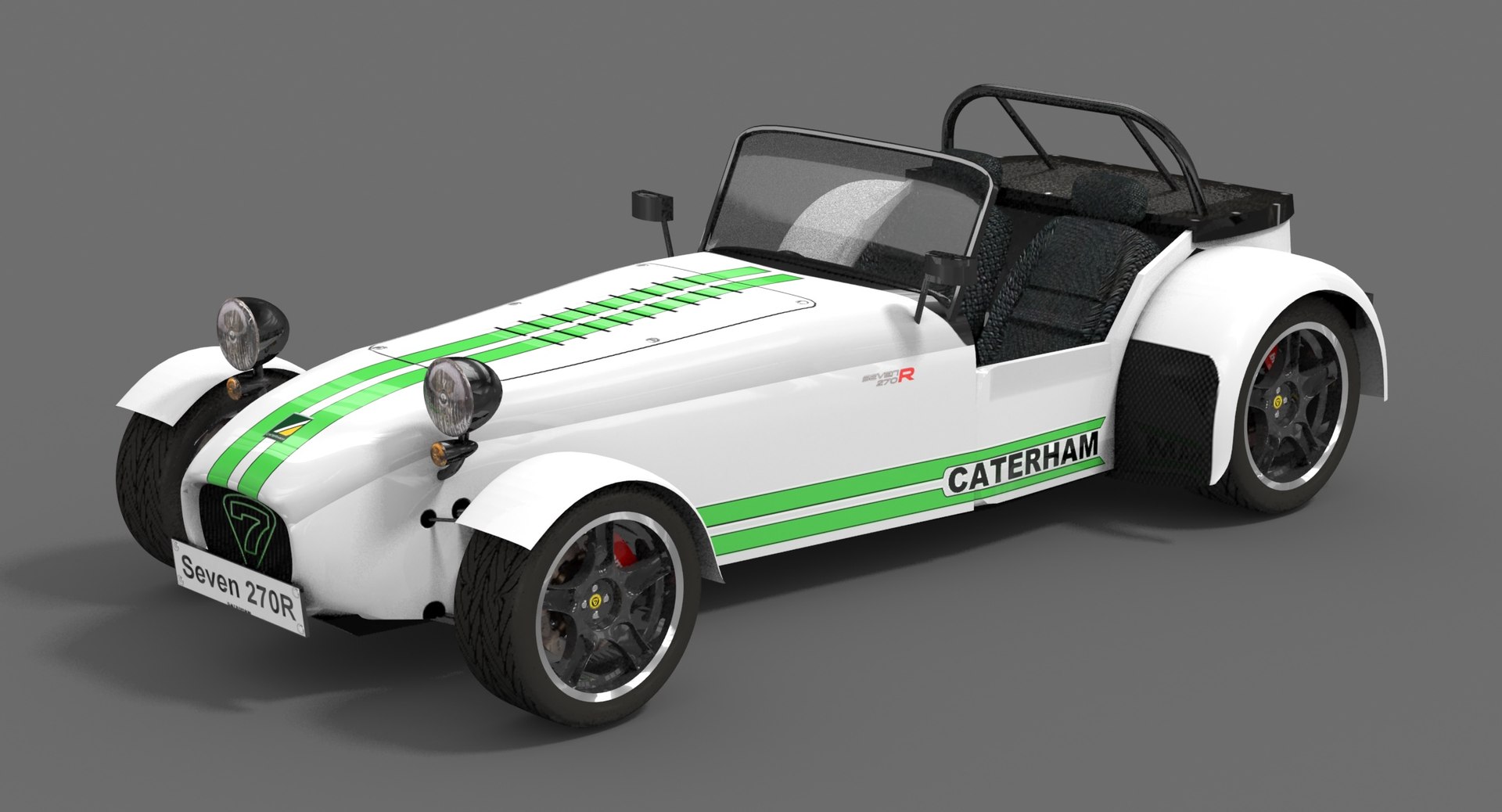 caterham cars 3d model