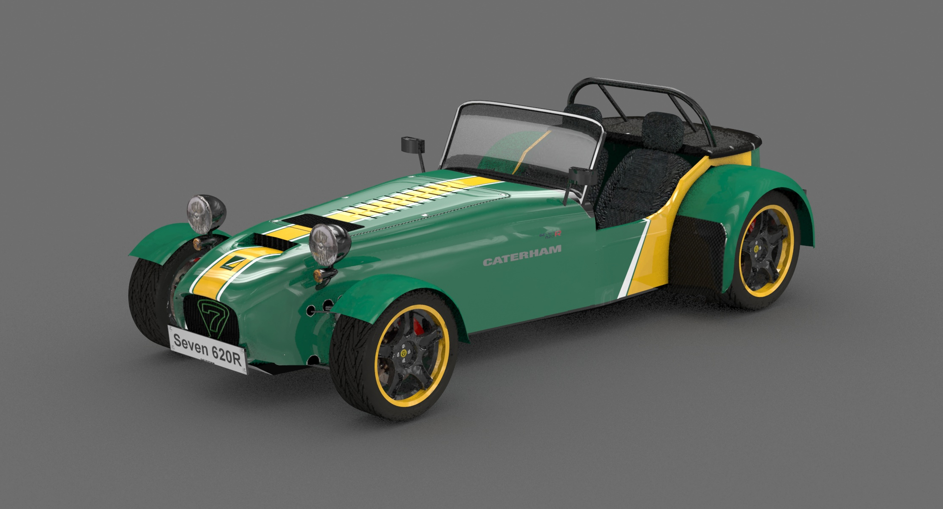 caterham cars 3d model