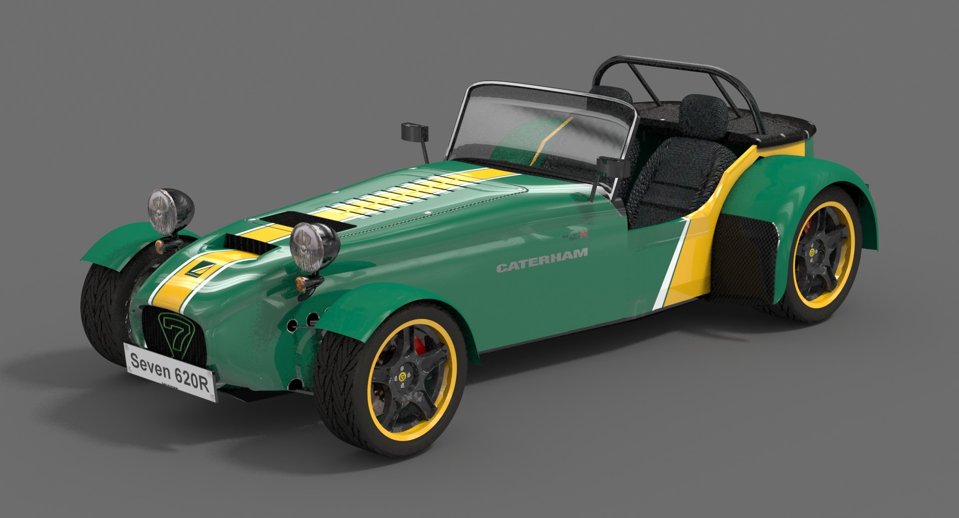 caterham cars 3d model