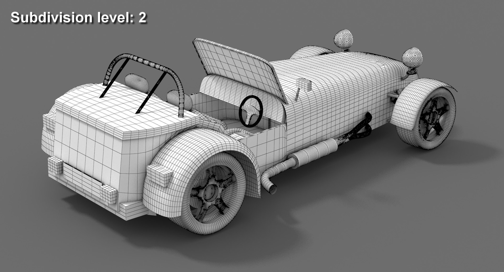 caterham cars 3d model