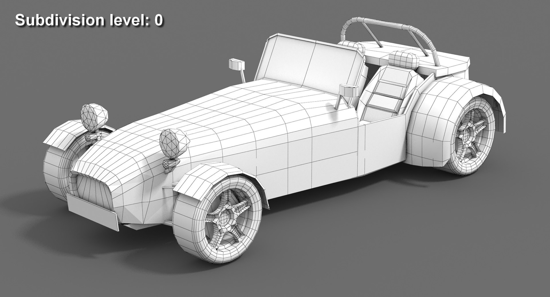 caterham cars 3d model