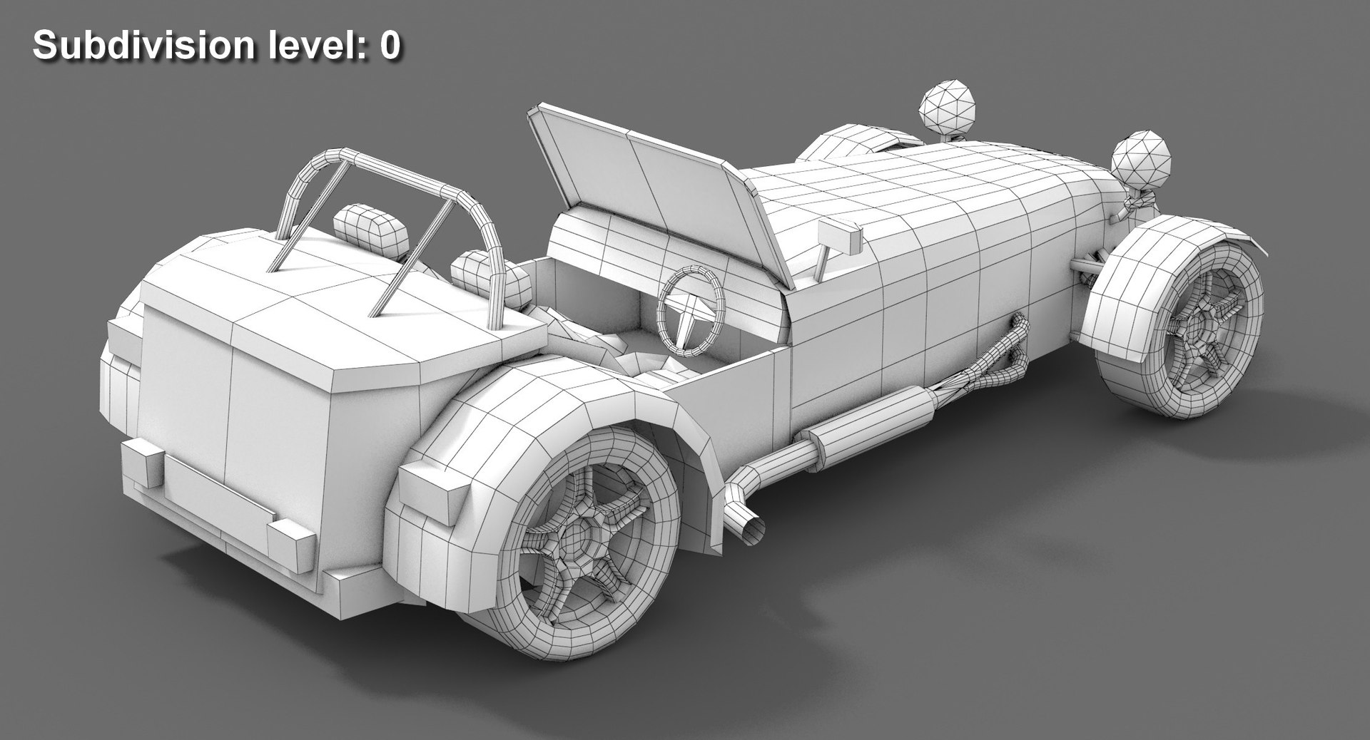 caterham cars 3d model