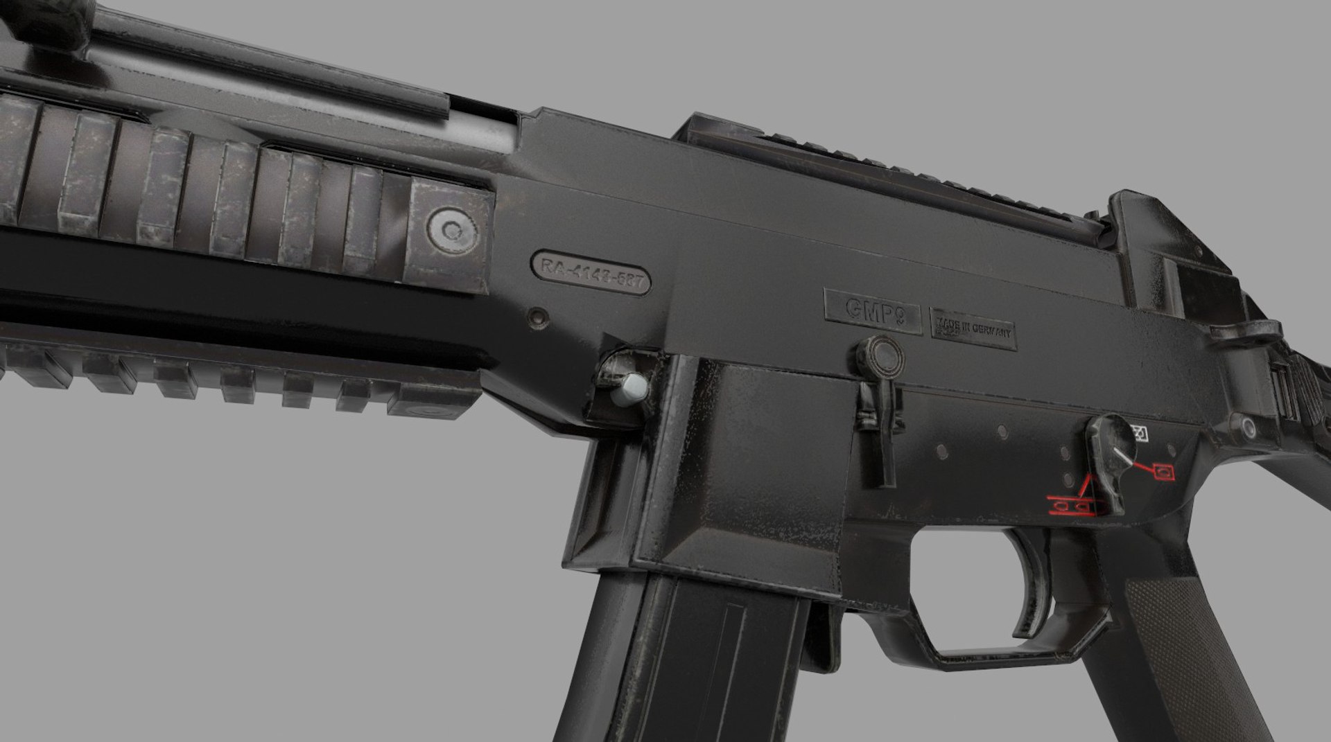 UMP9 GUN Low-poly 3D Model 3D Model - TurboSquid 2119039