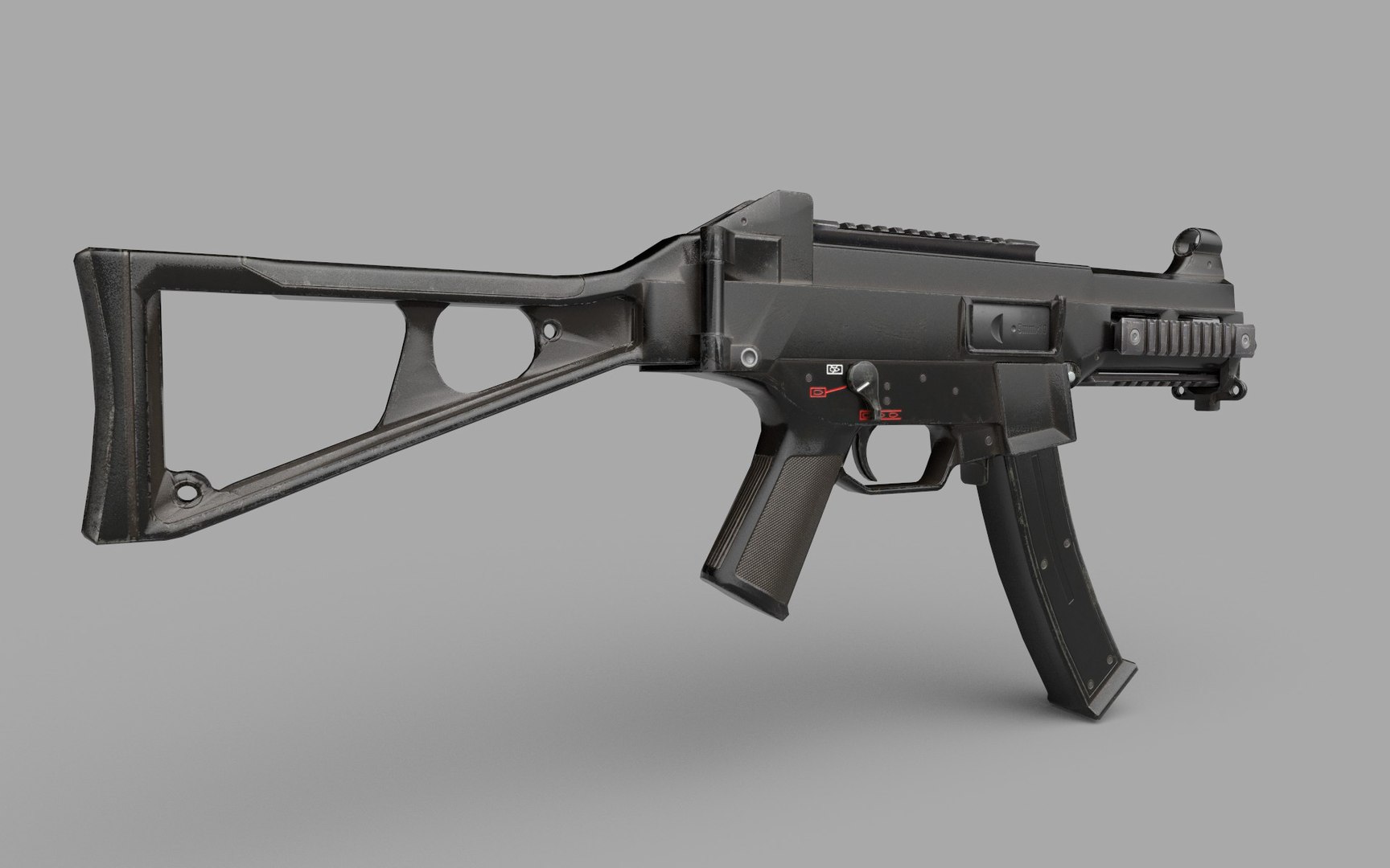 UMP9 GUN Low-poly 3D Model 3D Model - TurboSquid 2119039
