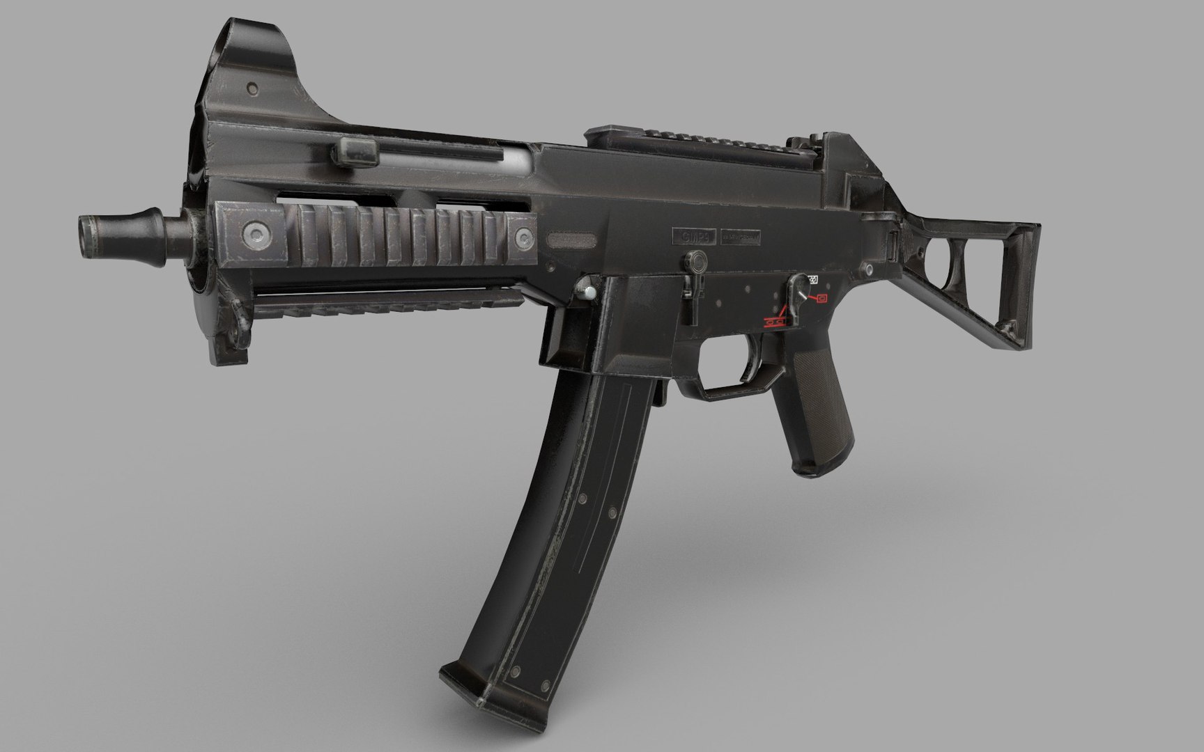 UMP9 GUN Low-poly 3D Model 3D Model - TurboSquid 2119039