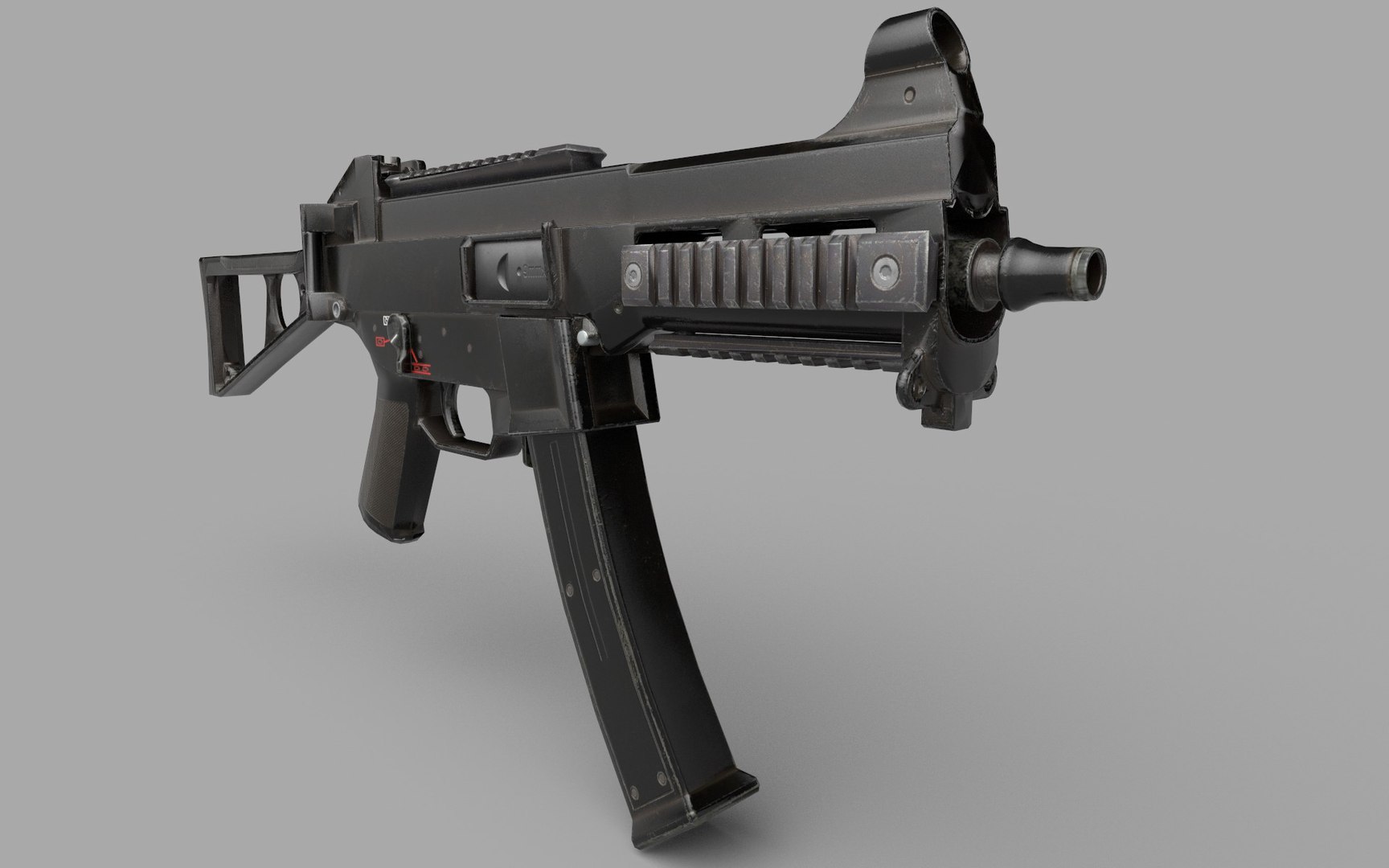 UMP9 GUN Low-poly 3D Model 3D Model - TurboSquid 2119039