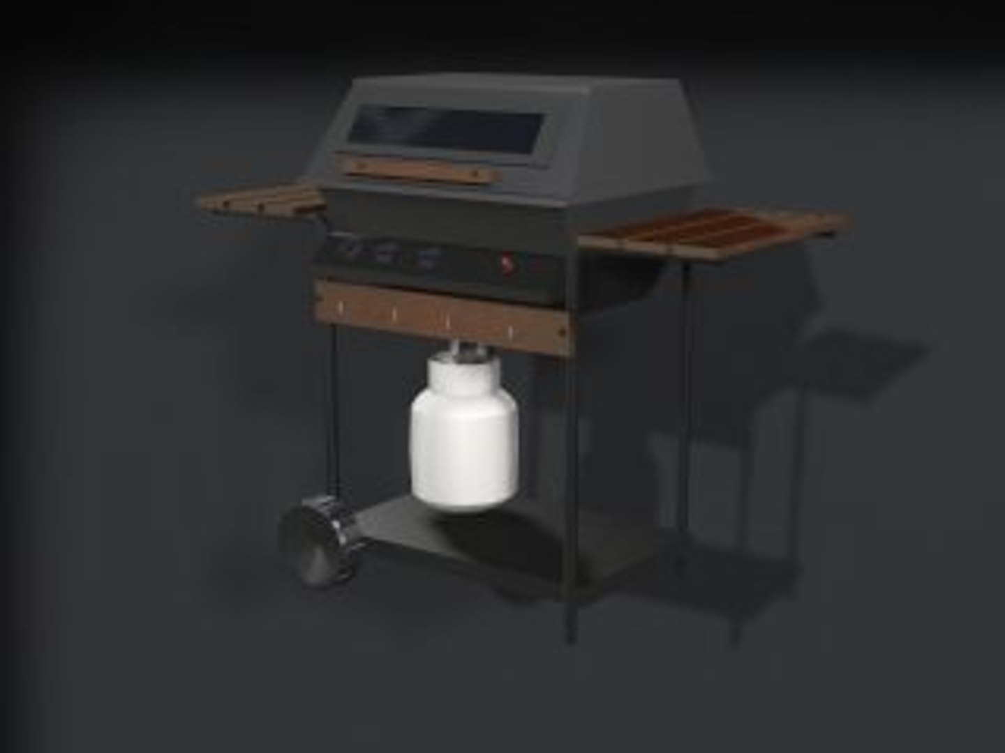 Portable Grill 3d Model