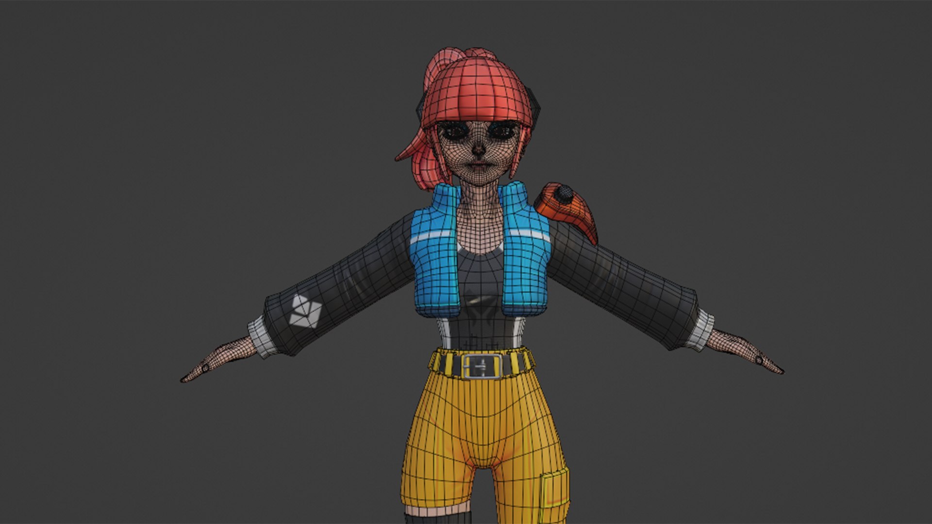 Cartoon Rigged Cute Dance Girl-Freya Character 3D Model 3D Model ...