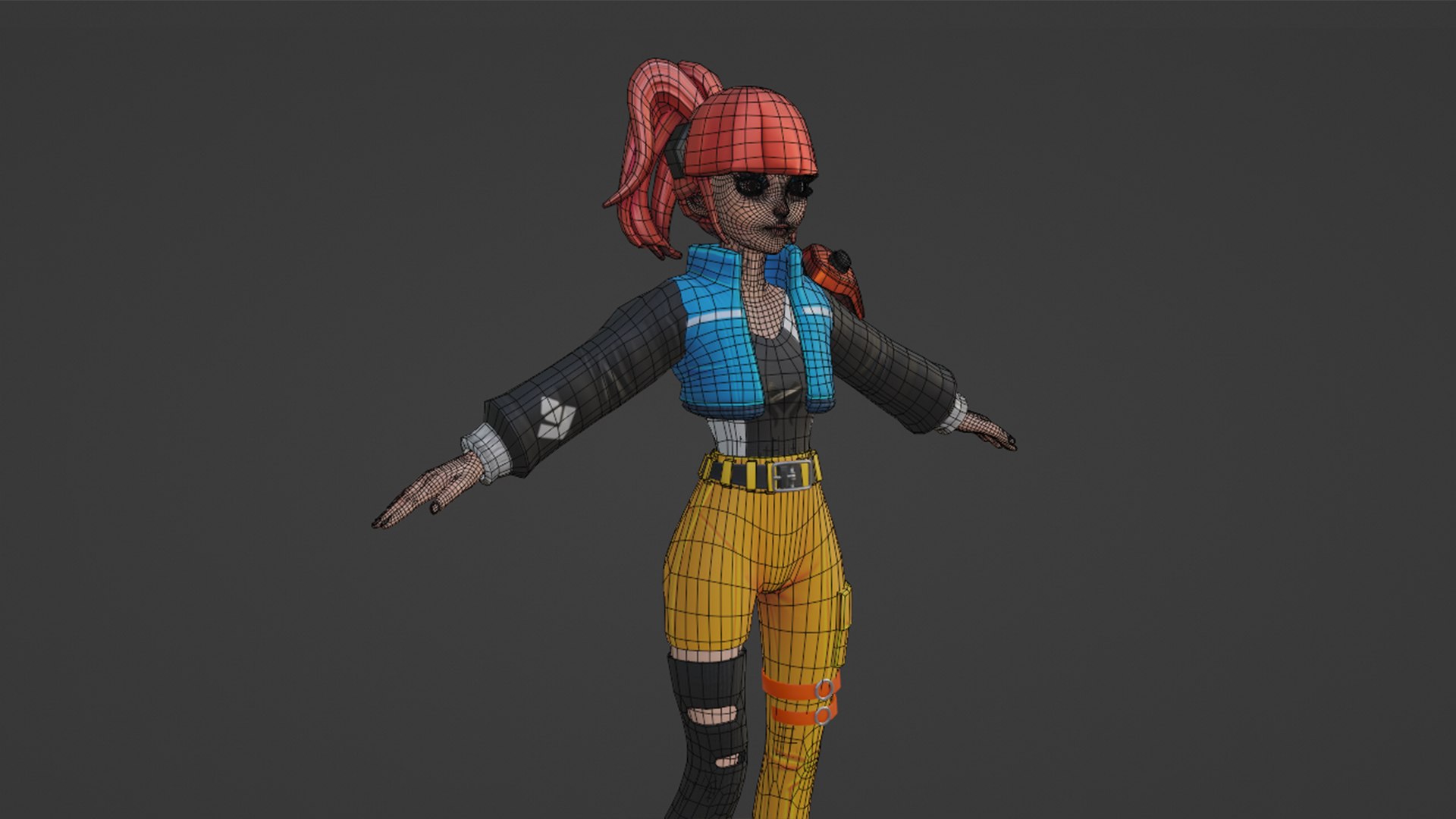 Cartoon Rigged Cute Dance Girl-Freya Character 3D Model 3D Model ...