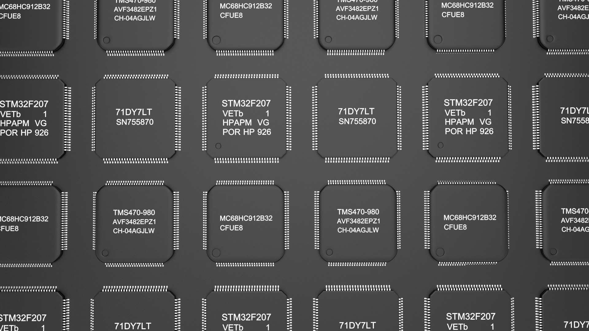 3D QFP 100 Chip Model - TurboSquid 2178661