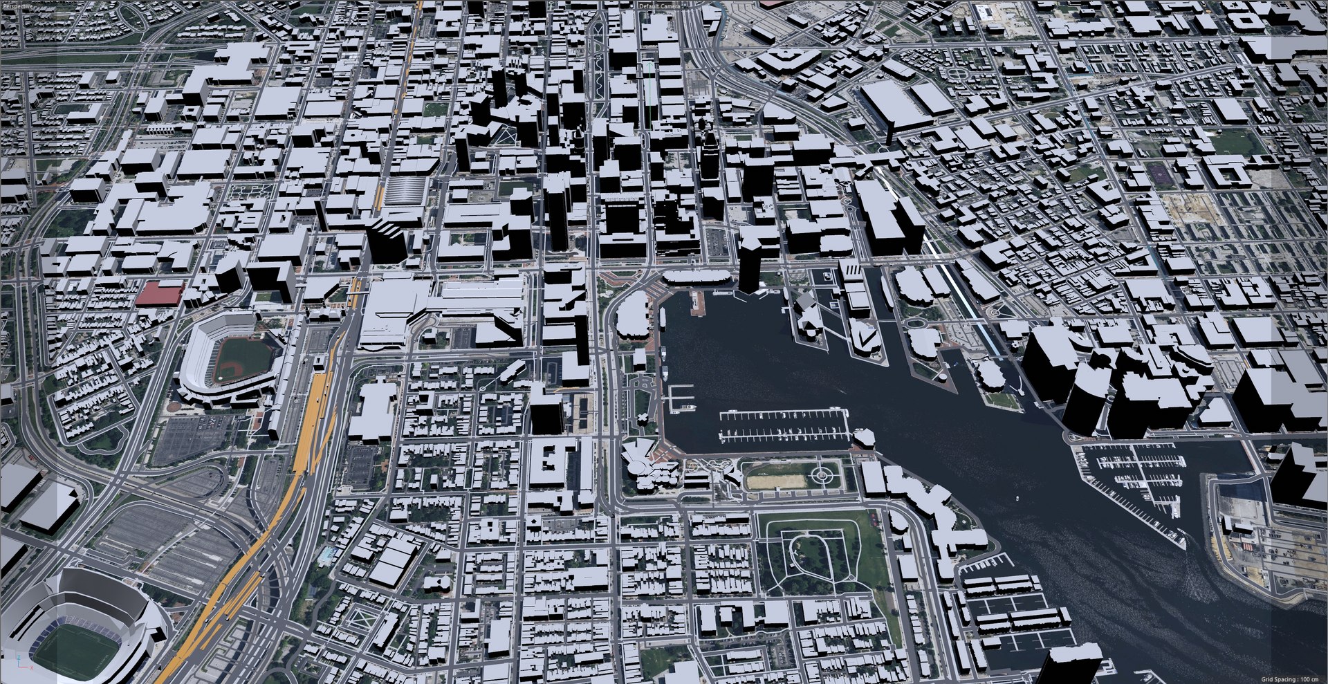 Baltimore Downtown Maryland USA 3D Model - TurboSquid 2184538