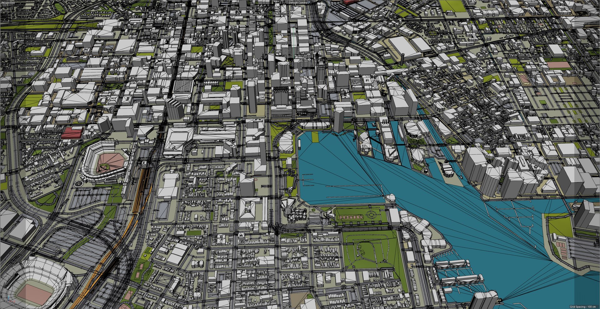 Baltimore Downtown Maryland USA 3D Model - TurboSquid 2184538