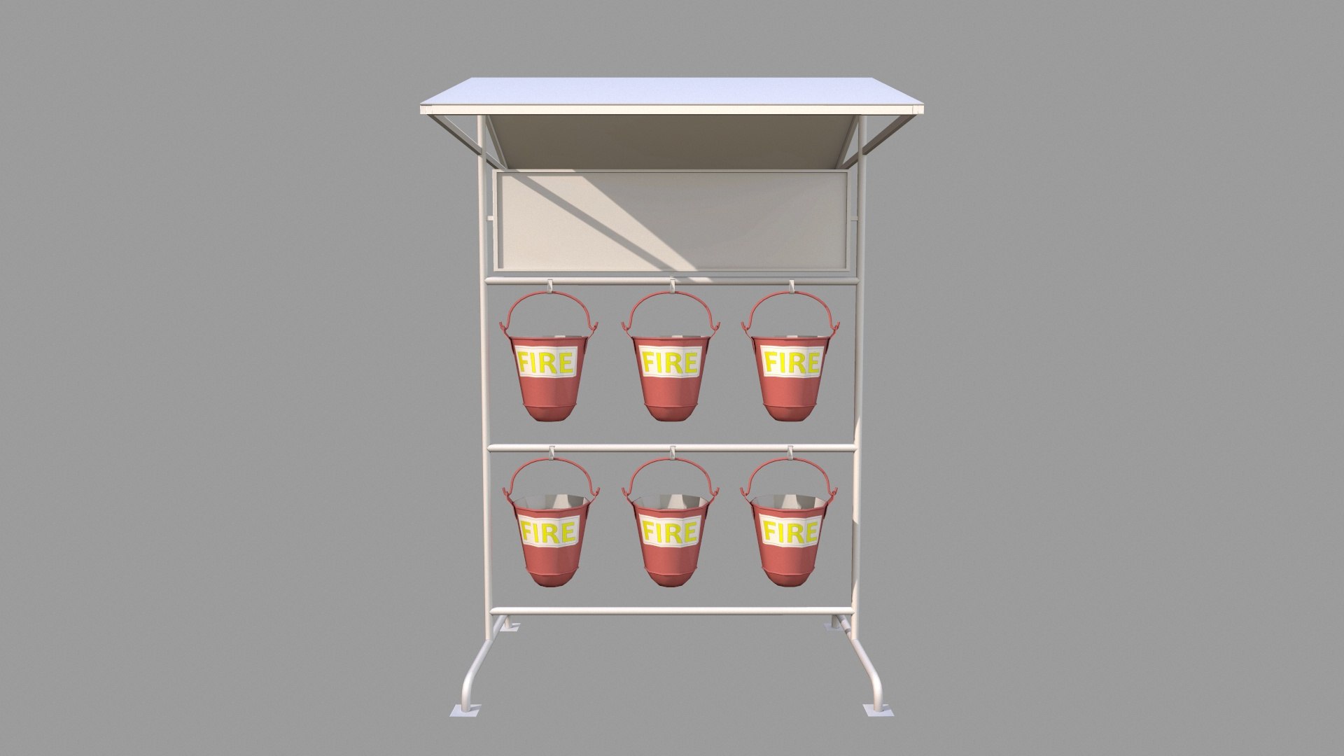 Fire Sand Buckets 3D Model - TurboSquid 2307605
