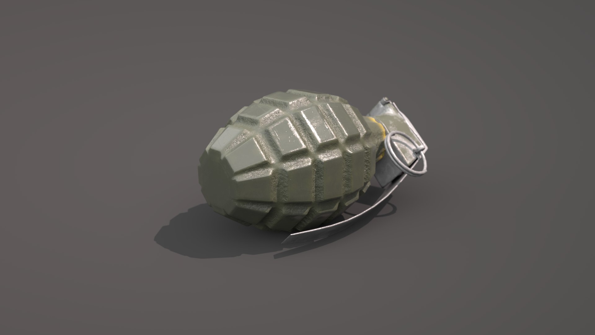 Mk 2 Hand Grenade 3D Model - TurboSquid 1990882