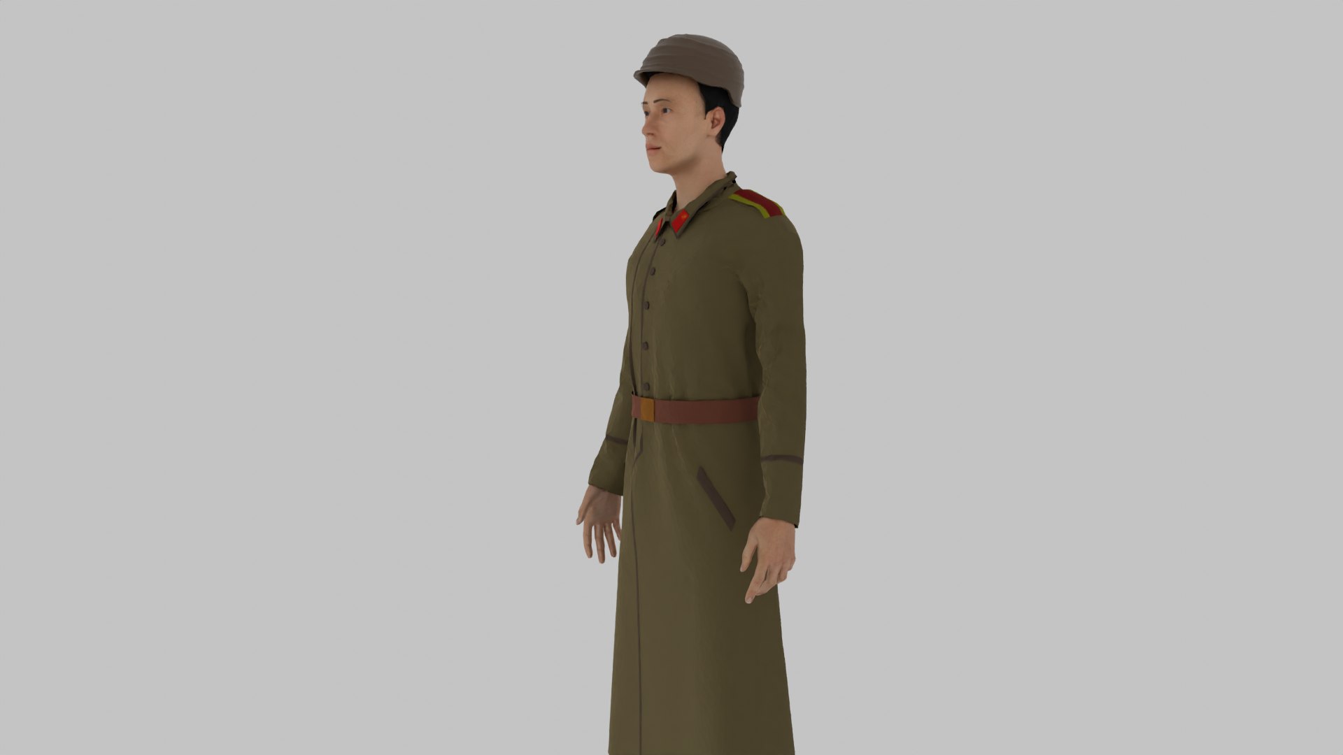 WWII Soviet Union Soldier 3D - TurboSquid 1971660