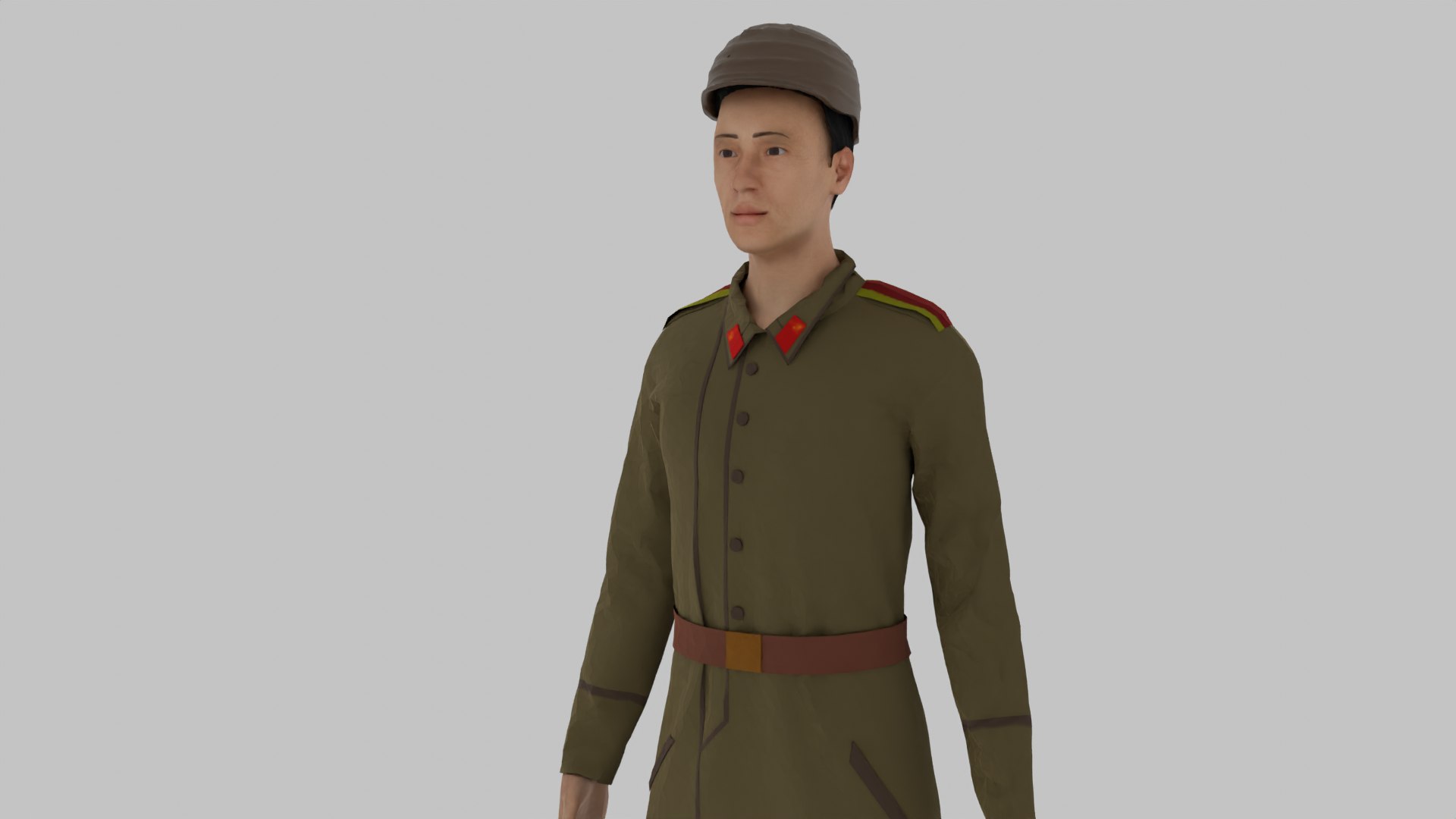 WWII Soviet Union Soldier 3D - TurboSquid 1971660