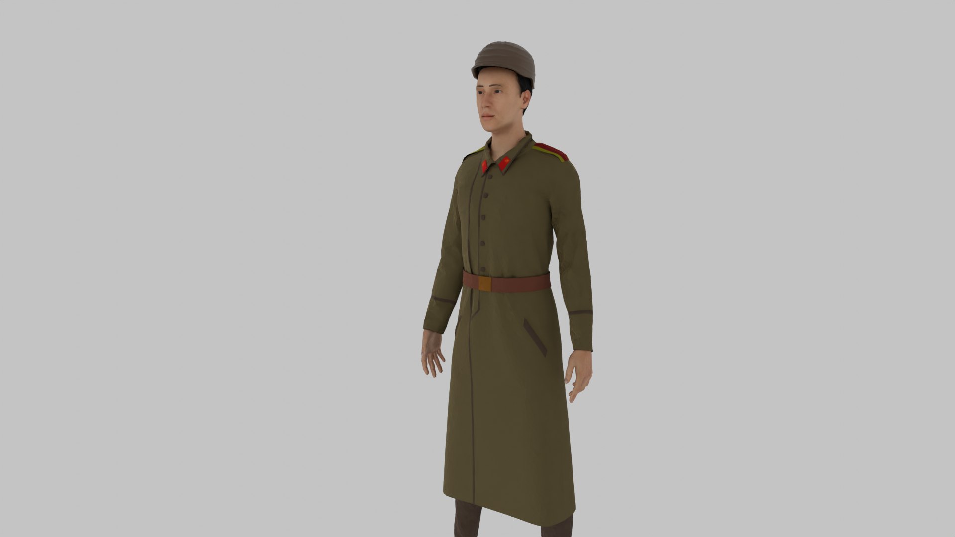 WWII Soviet Union Soldier 3D - TurboSquid 1971660