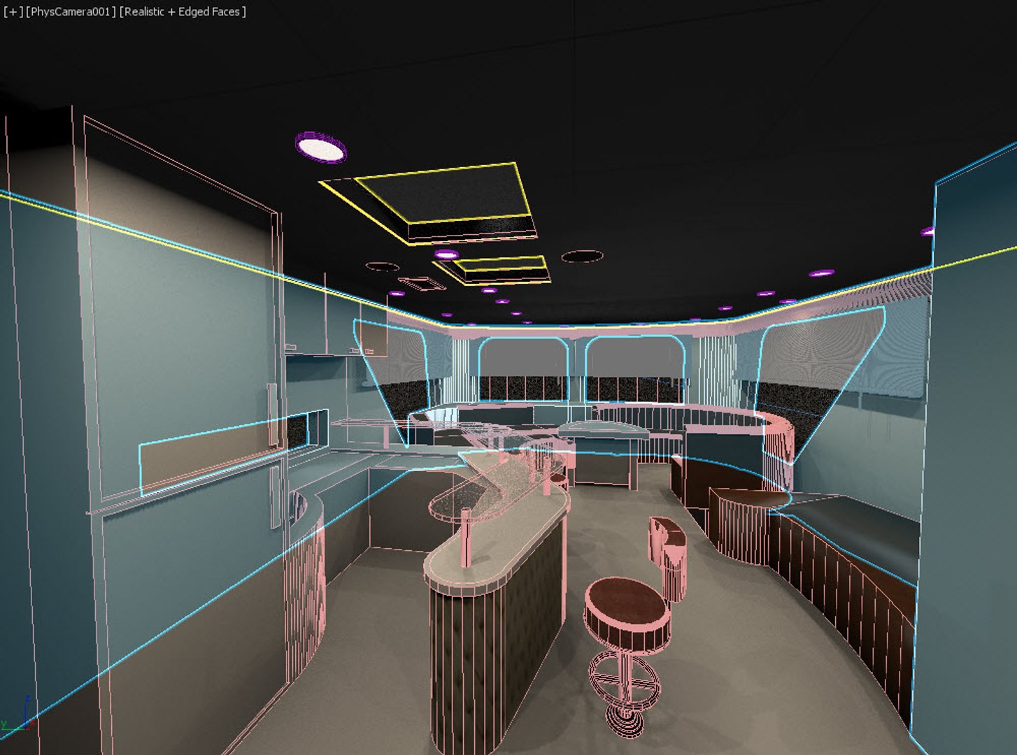 3d Interior Board Model