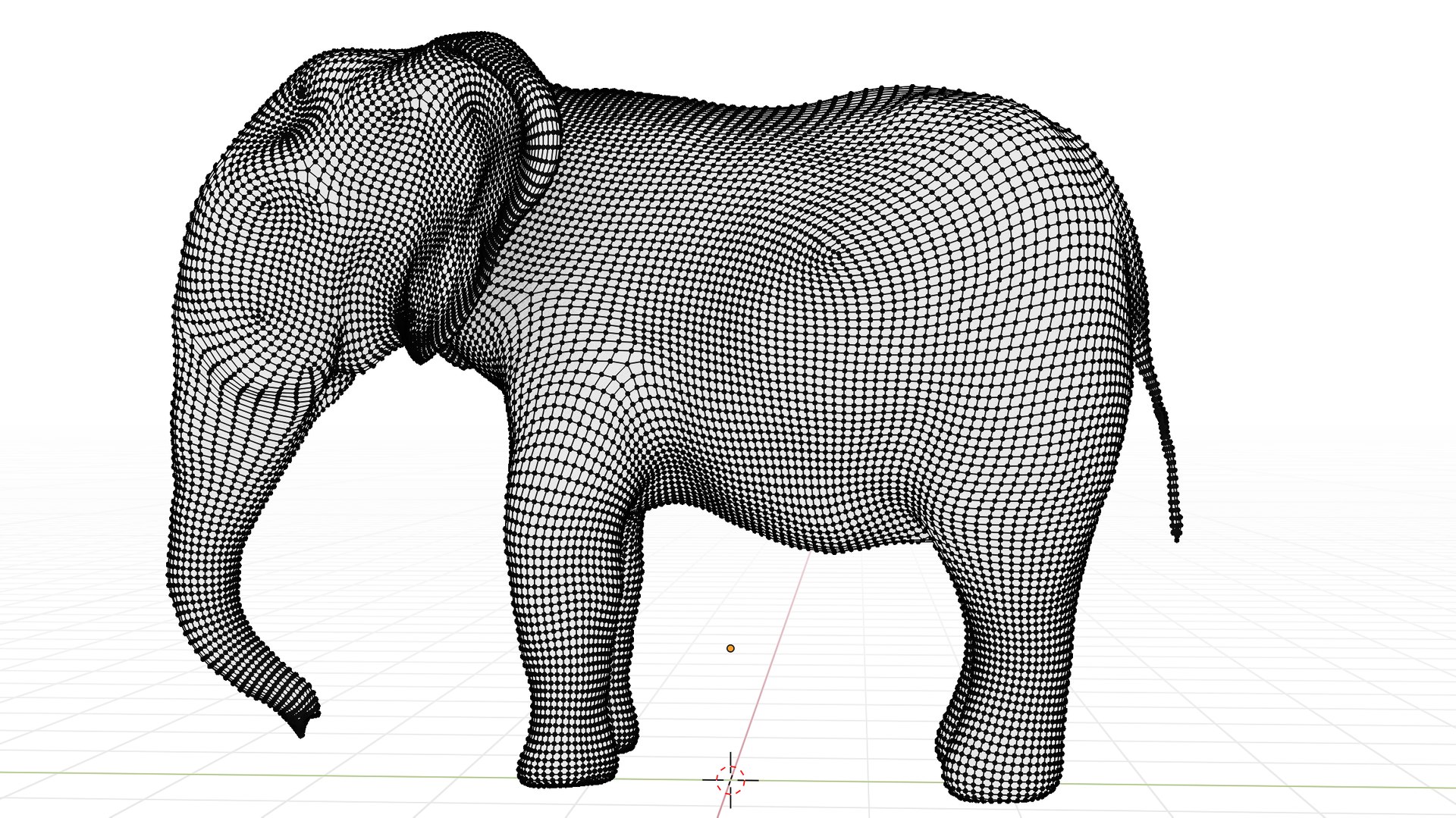 Indian Elephant Base-mesh Modeled Model - TurboSquid 1470096