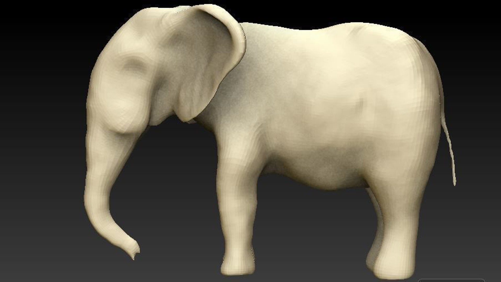 Indian Elephant Base-mesh Modeled Model - TurboSquid 1470096