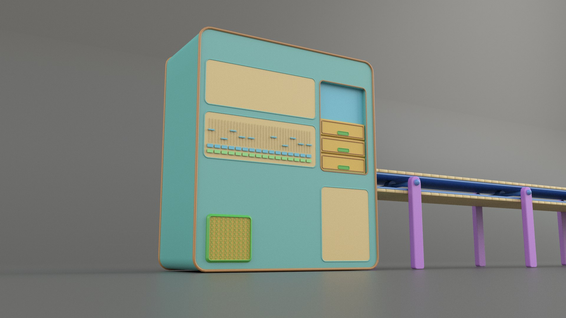 3D Cartoon Production Line - TurboSquid 2118513