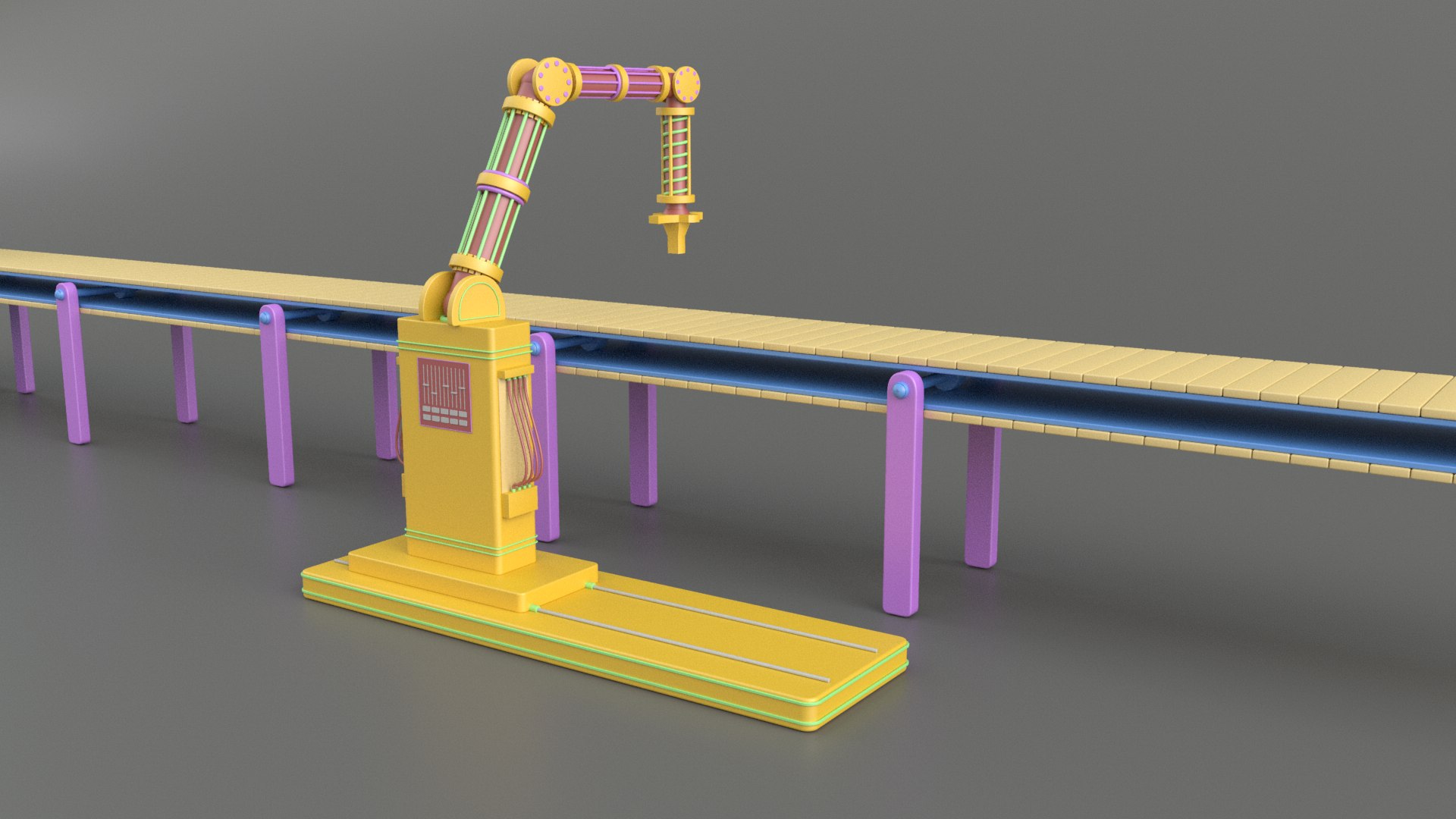 3D Cartoon Production Line - TurboSquid 2118513