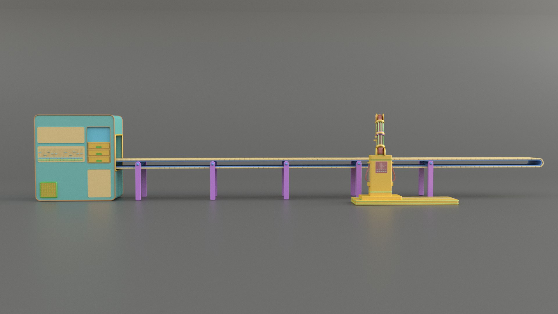 3D Cartoon Production Line - TurboSquid 2118513